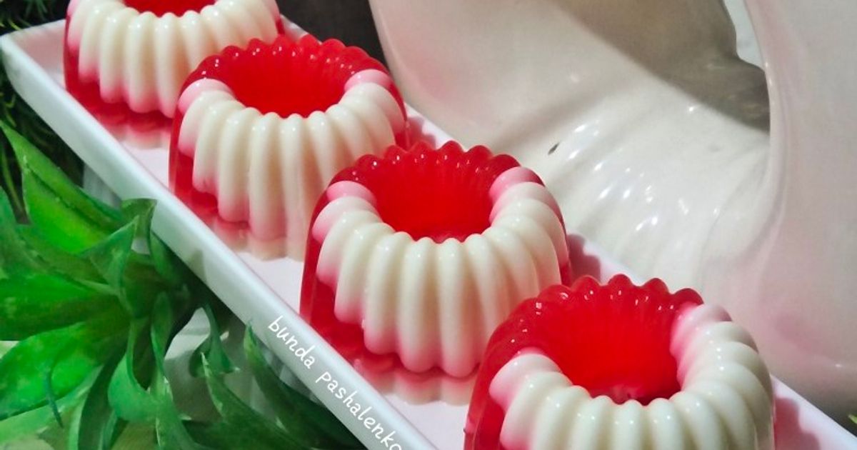 Resep 🇮🇩Puding Jambu Susu Merah Putih🇮🇩 oleh Bunda Pashalenko - Cookpad