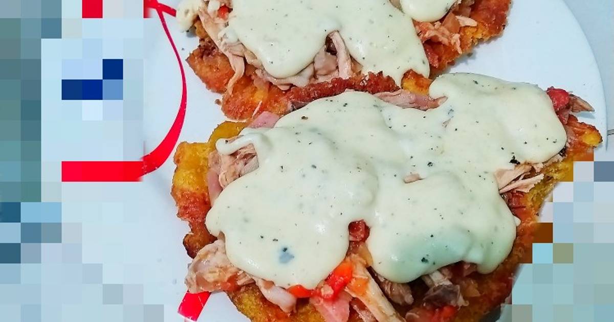 Patacón de pollo - 40 recetas caseras- Cookpad