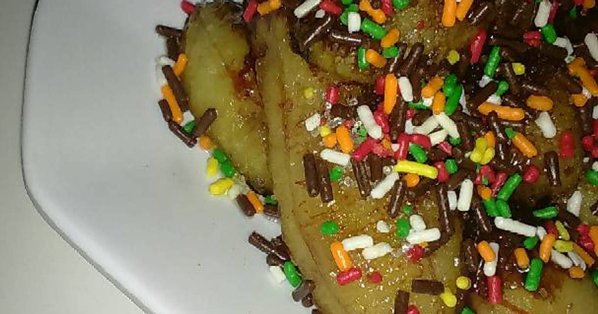 14 resep pisang coklat tabur warna enak dan mudah - Cookpad