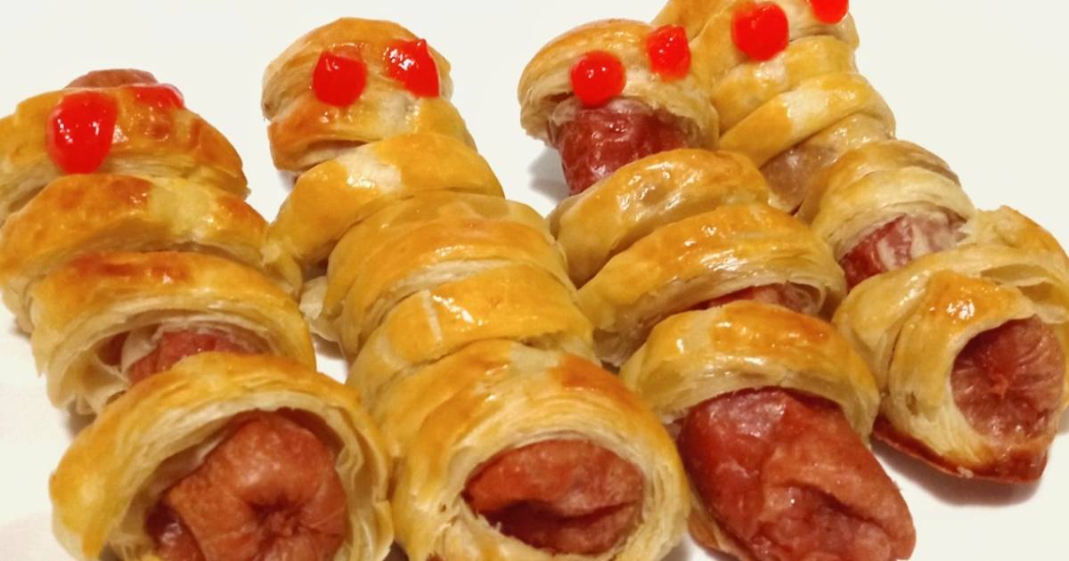 Resep Mummy Puff Pastry 🌭 oleh Febriyana | IG: @febbriyana - Cookpad