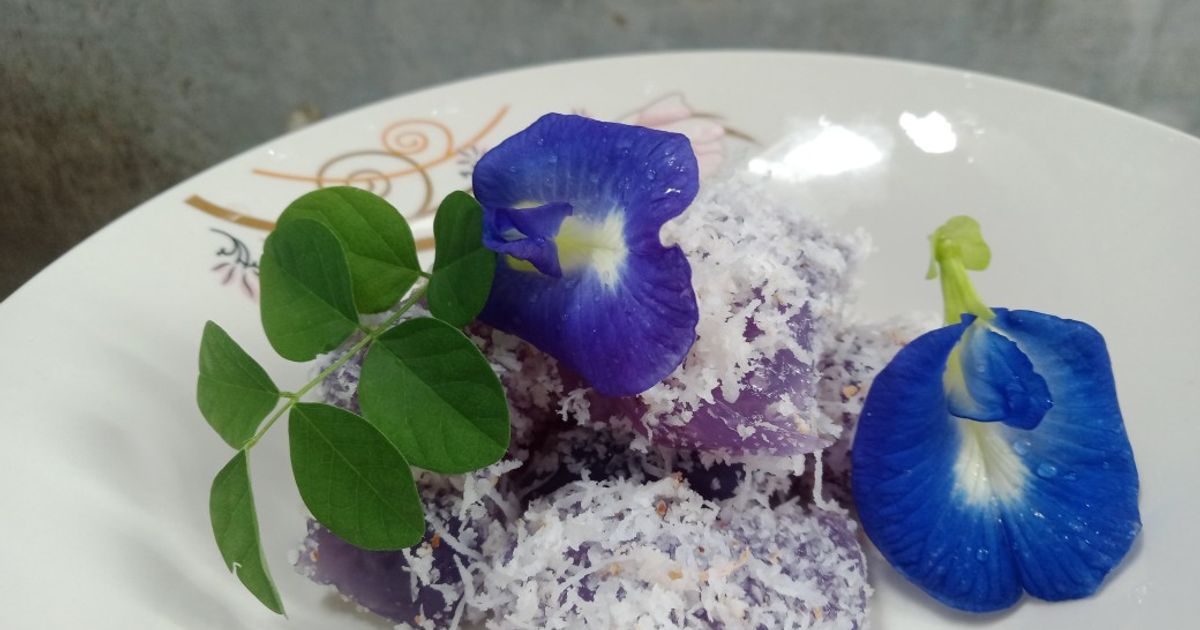 Resep Ongol Ongol Bunga Telang Tepung Tapioka oleh Sri Wulandari - Cookpad