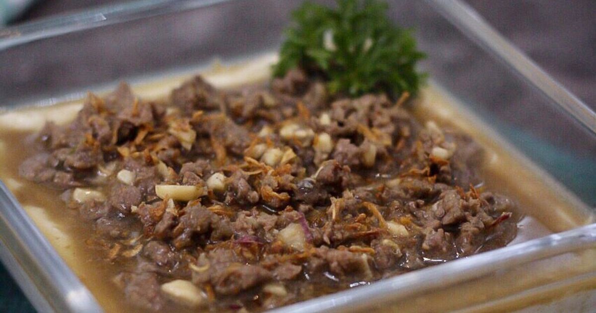 Resep Chinese Steam Eggs (Tim Putih Telur) Dgn Daging Cincang oleh ...