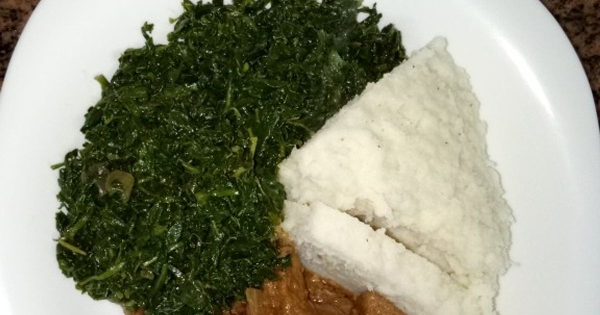 Ugali, Greens And Beef For Supper Recipe by Caroline Kawira - Cookpad