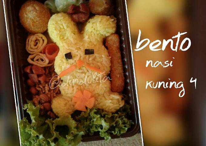 Resep Nasi Kuning Bento Kelinci oleh Dini Safitri - Cookpad