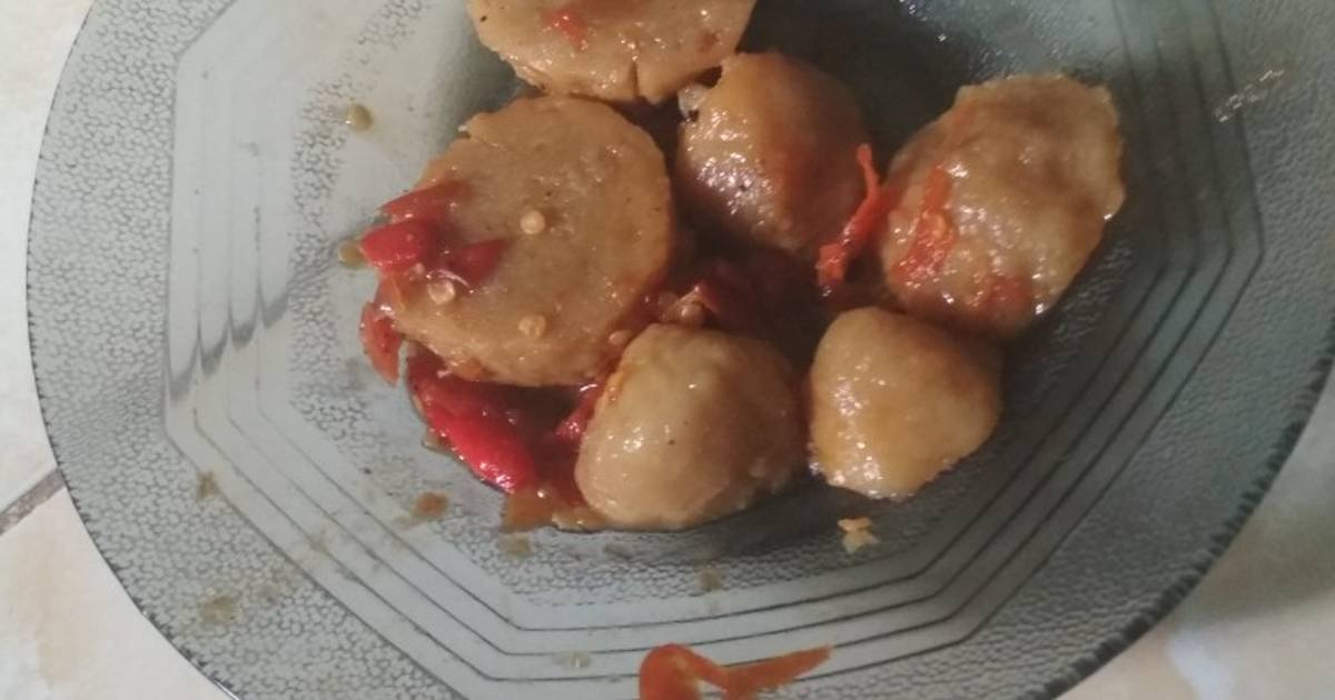 Resep Bakso saos pedas manis oleh Iqbal Imban - Cookpad