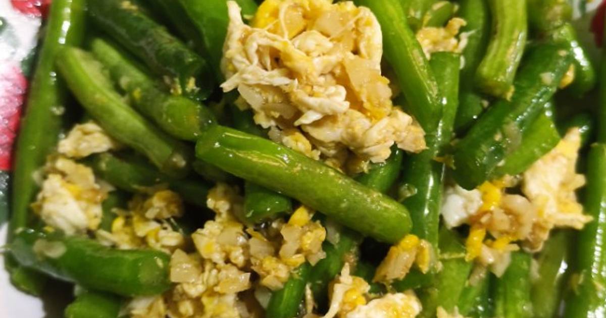 Resep Buncis Telur Bawang Putih oleh Risma Bta - Cookpad