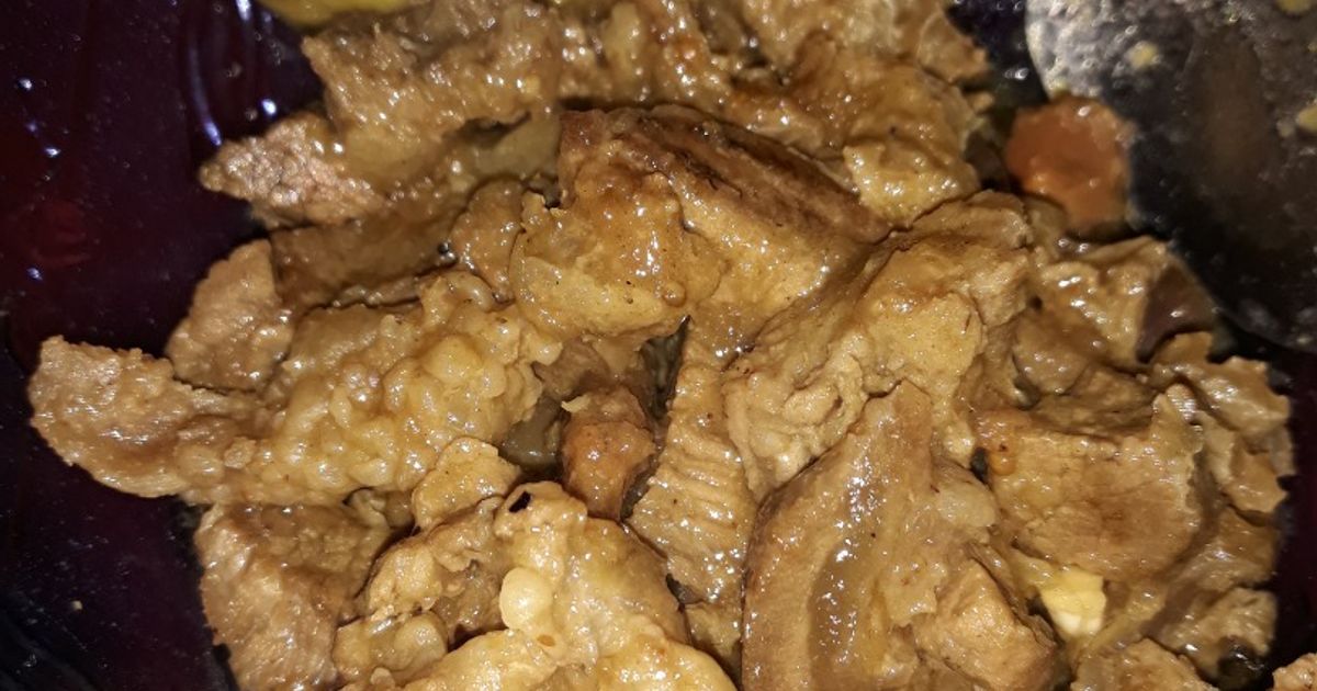 Resep Gula Asem Daging Sapi Sederhana oleh Utami Suci P - Cookpad