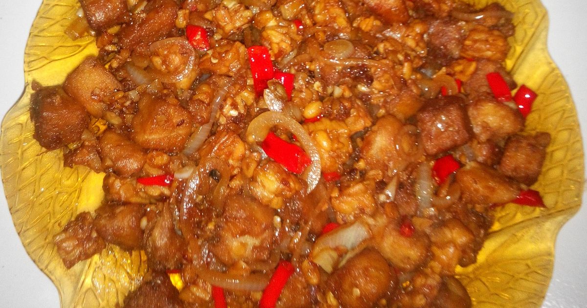 Resep tempe baceman bawang putih rumahan enak dan mudah - Cookpad