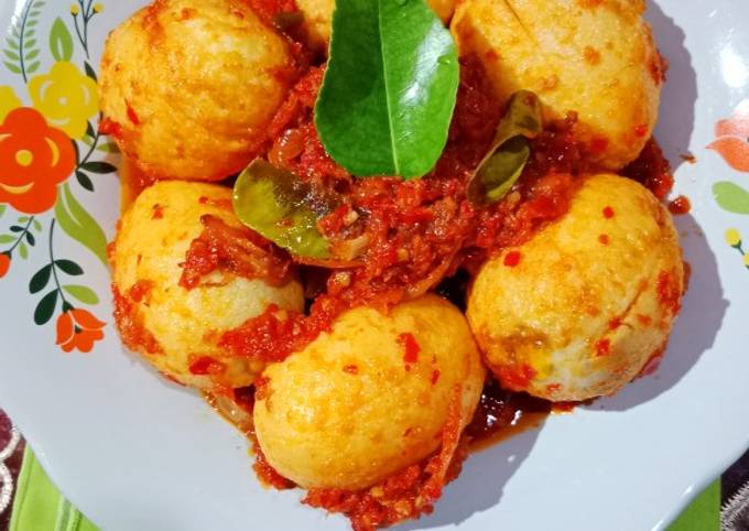 Resep Sambal Telur Bulat aka Telur Balado oleh KasMira - Cookpad