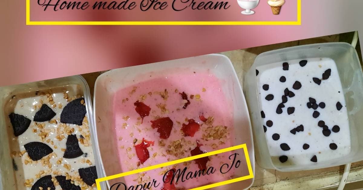 1.262 resep es krim rasa strawberry enak dan mudah - Cookpad