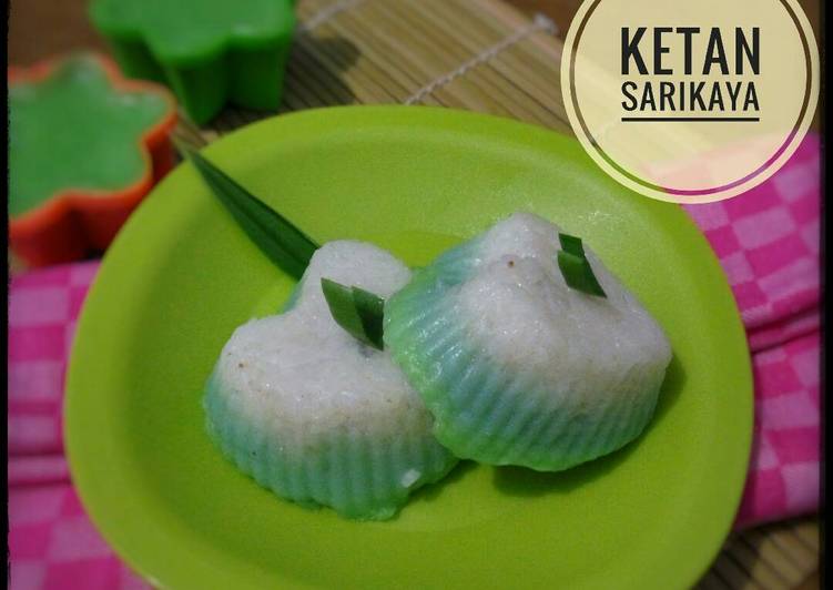 Resep Ketan Srikaya Biru oleh pawon mommy najam - Cookpad