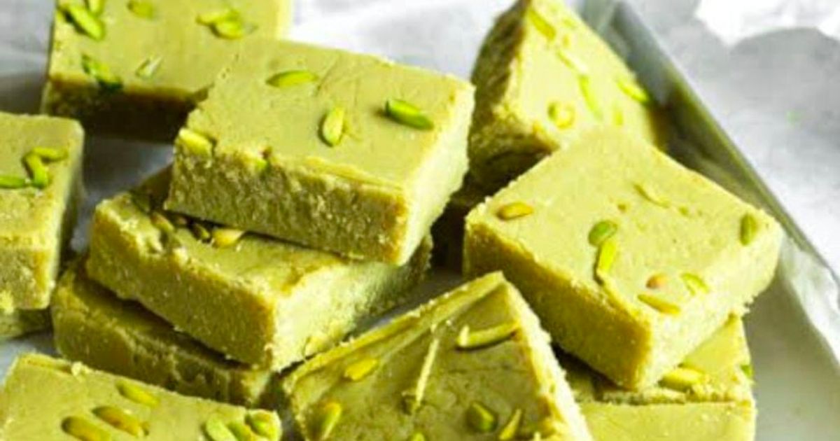 Chhana Pistachio Burfi Recipe Recipe by Ayur Home Cooking Lab (AHCL ...