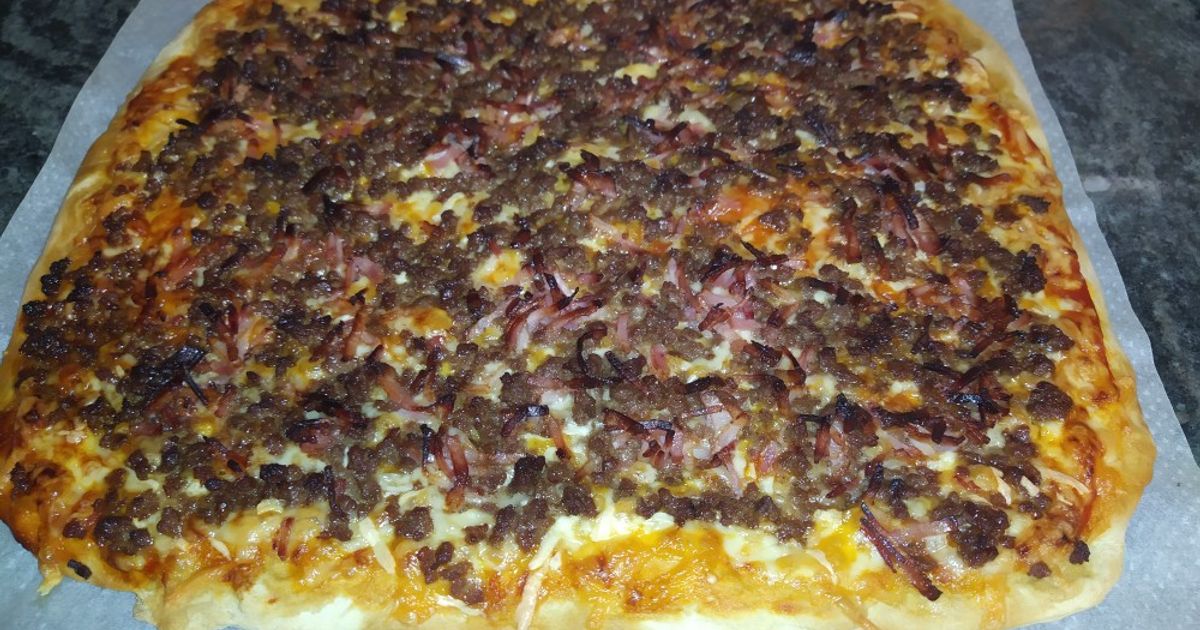 Pizza De Carne Adobada En Salsa Bulgogi Receta de Choordi- Cookpad