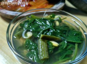 Resep olahan sayur kangkung sayur bening rumahan enak dan mudah - Cookpad