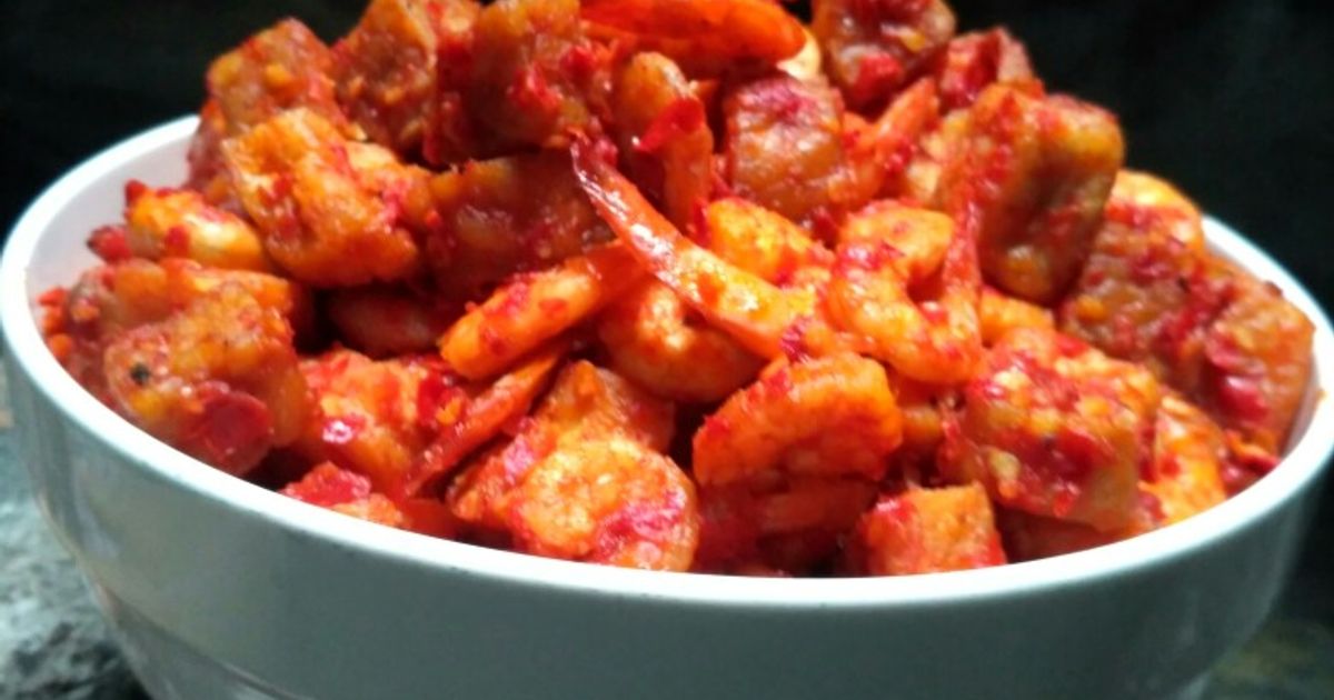 Resep Balado Udang Tahu Tempe oleh Lis - Cookpad