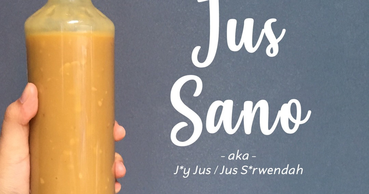 Resep Jus Sano / Joy Jus / Jus Langsing oleh A ummia - Cookpad