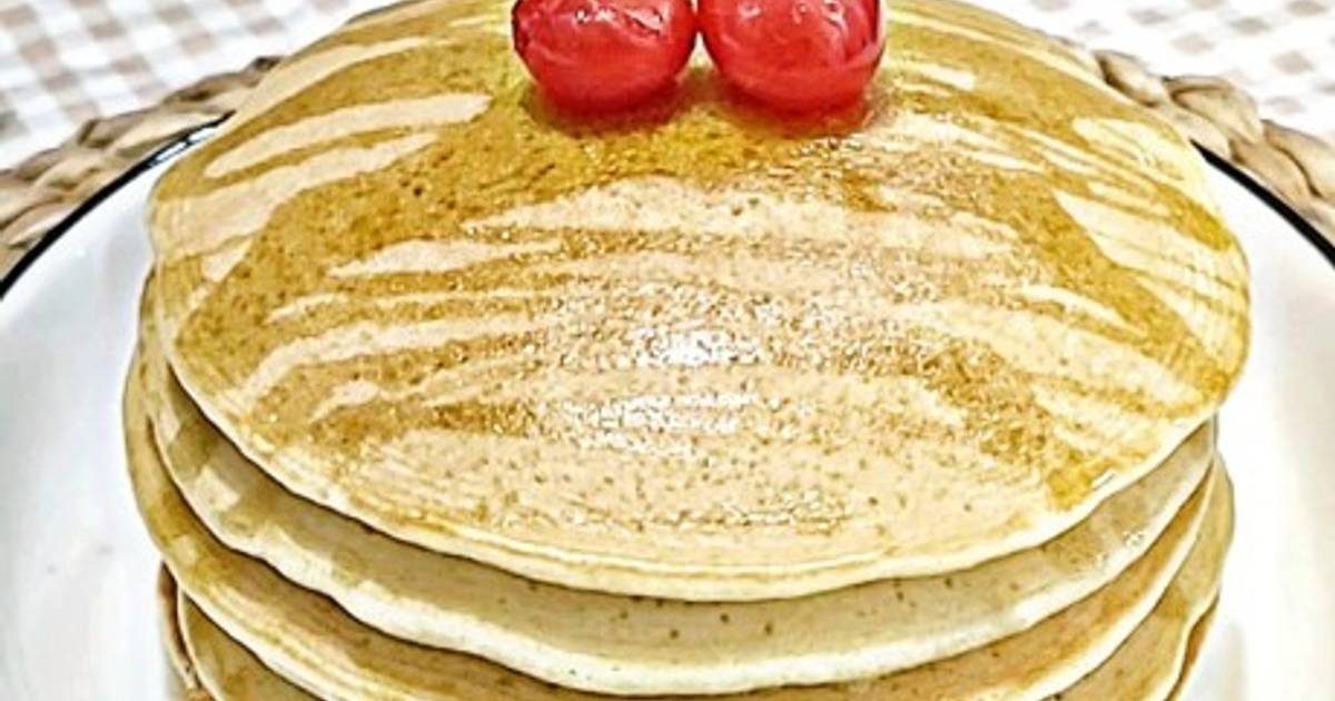 Resep Pancake Teflon Mulus Ala-ala yang di hotel :D oleh Maya Damamain ...