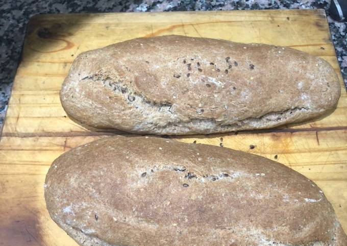 Pan integral con semillas Receta de Emilia Mazziotti- Cookpad