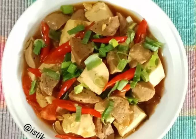 Resep 494. Oseng Tahu Bakso oleh Istikah 20444011 - Cookpad