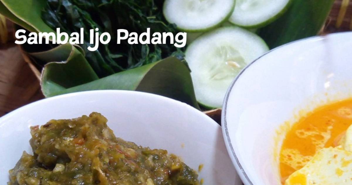 Resep Sambal Ijo Padang oleh Selera Ummi - Cookpad