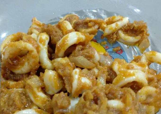 Resep Cumi Telur Asin dengan Knorr Salted Egg oleh Lianamaku - Cookpad