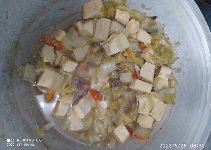 Resep Tumis Sawi Putih Tahu Ampela Oleh Fithrihanifah Cookpad