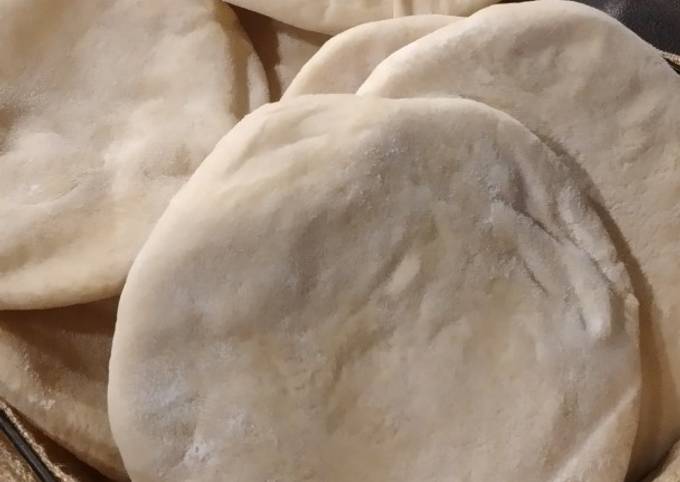 Pan Árabe / Pita súper fácil Receta de Alvaro Zelaya- Cookpad