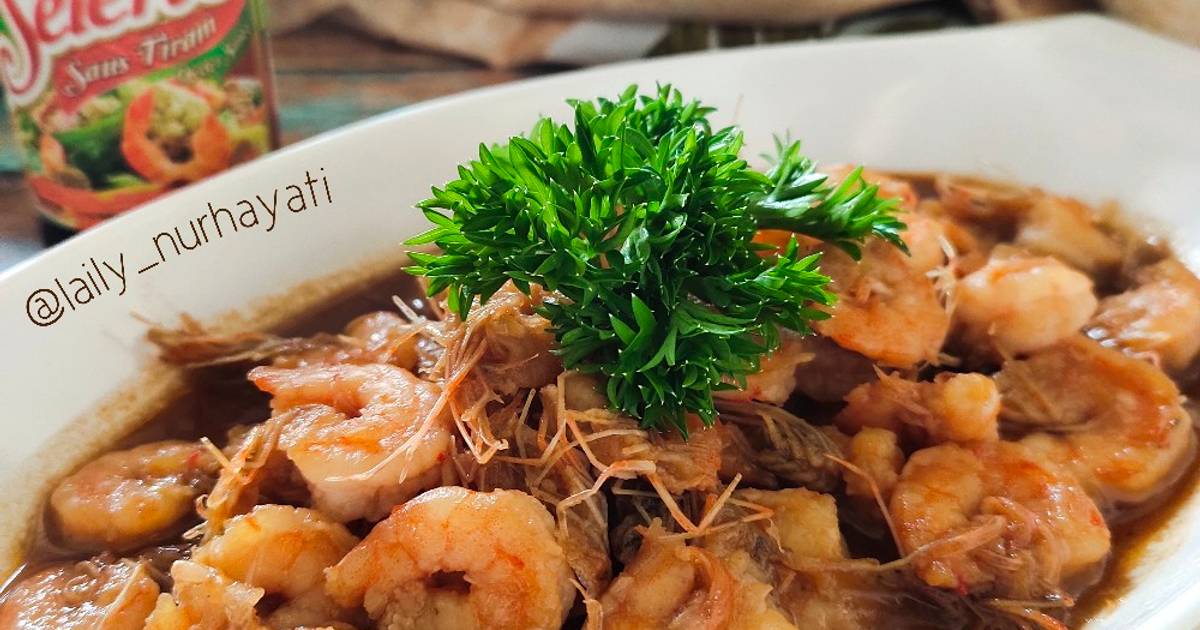 Resep Udang saus tiram oleh Laily Nurhayati - Cookpad