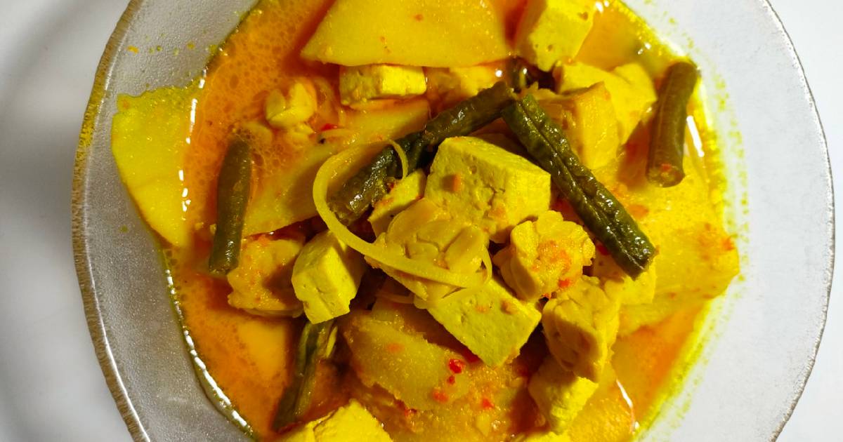 Resep Gulai Rebung Tahu Tempe oleh Key - Cookpad