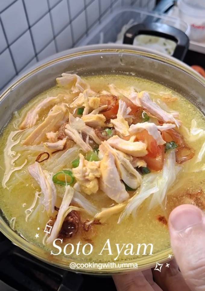 Resep Soto Ayam oleh Umma Kia - Cookpad
