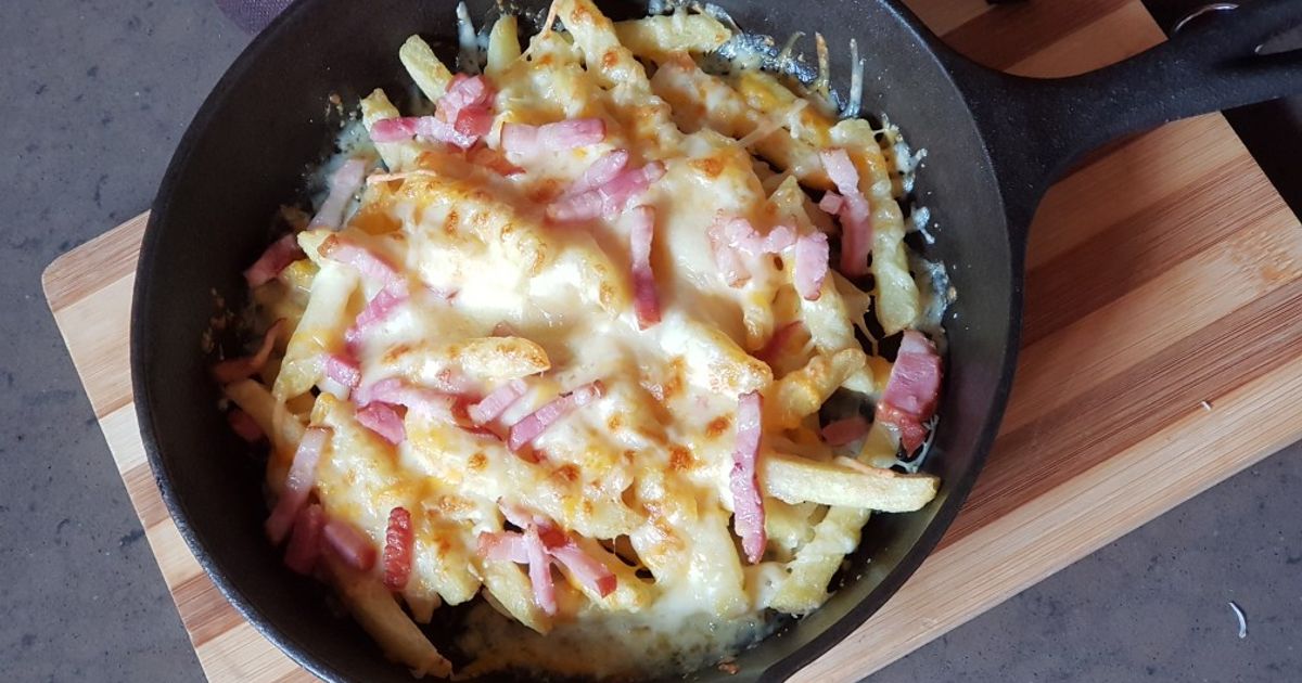 Patatas Cheese & Bacon Receta de Arantxabrujilla @arantxabrujilla - Cookpad