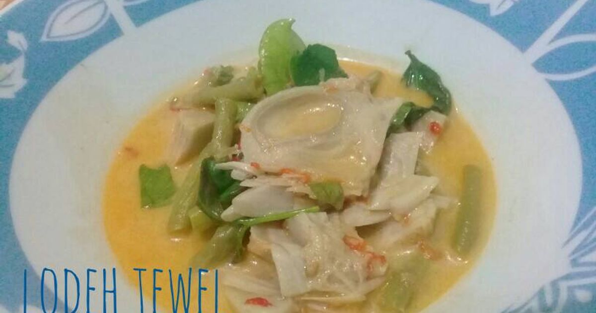Resep Lodeh Tewel Kacang Panjang oleh Christina - Cookpad