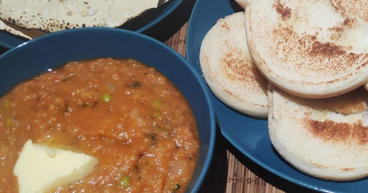 Butter Pav Bhaji 😋 Recipe by Anoli Vinchhi - Cookpad