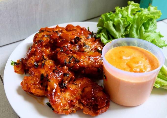 Resep Ayam Richeese dan Saos Keju Homemade oleh Anbar Ilahi - Cookpad