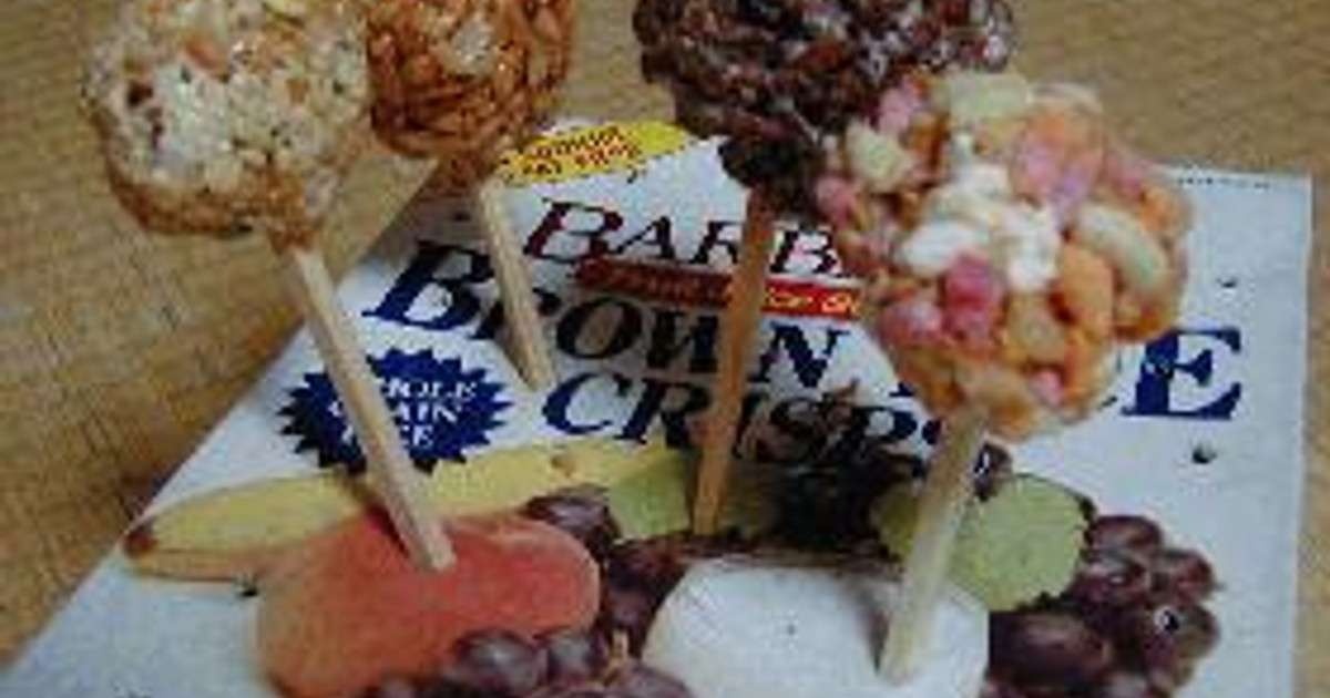 Rice Krispie Lollipops Recipe by momiji
