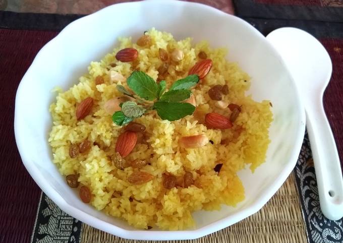 Bengali misti pulao Recipe by Mukti Sahay - Cookpad