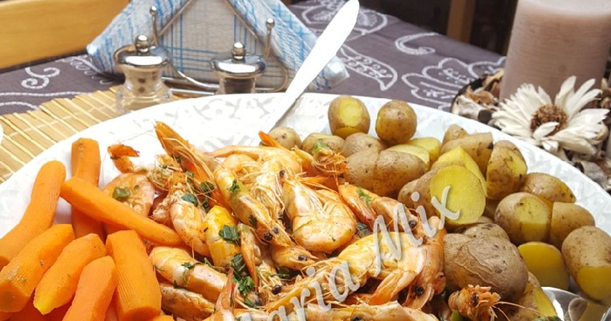 Γαρίδες και λαχανικά στον ατμό Συνταγή από τον/την Maria Mix - Cookpad