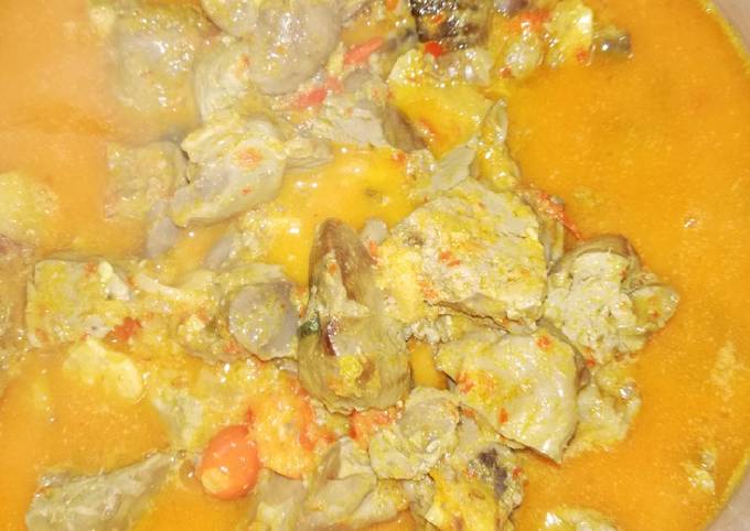 Resep Jerohan ayam bumbu rujak super pedas. oleh Ciqa Jupri - Cookpad