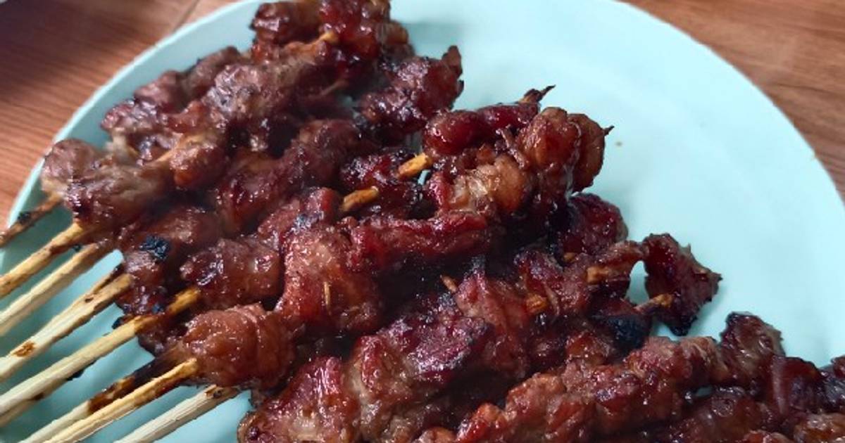 Resep Sate Sapi/ Kambing Empuk berasa oleh Lala Ramadhian - Cookpad