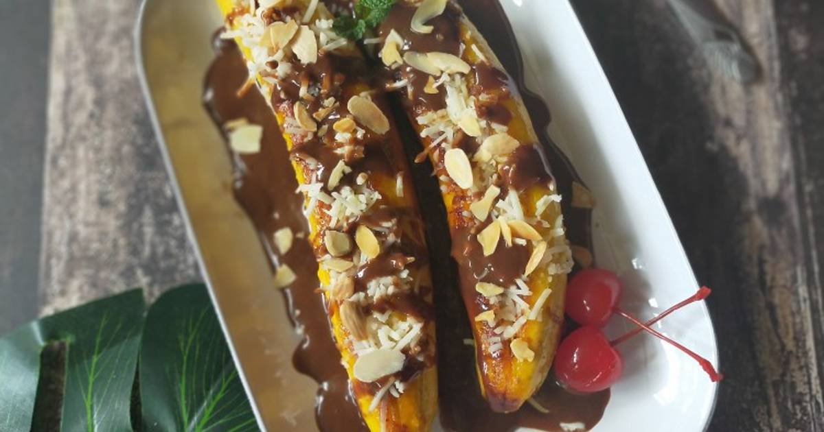 53 resep pisang siram coklat milo enak dan mudah - Cookpad