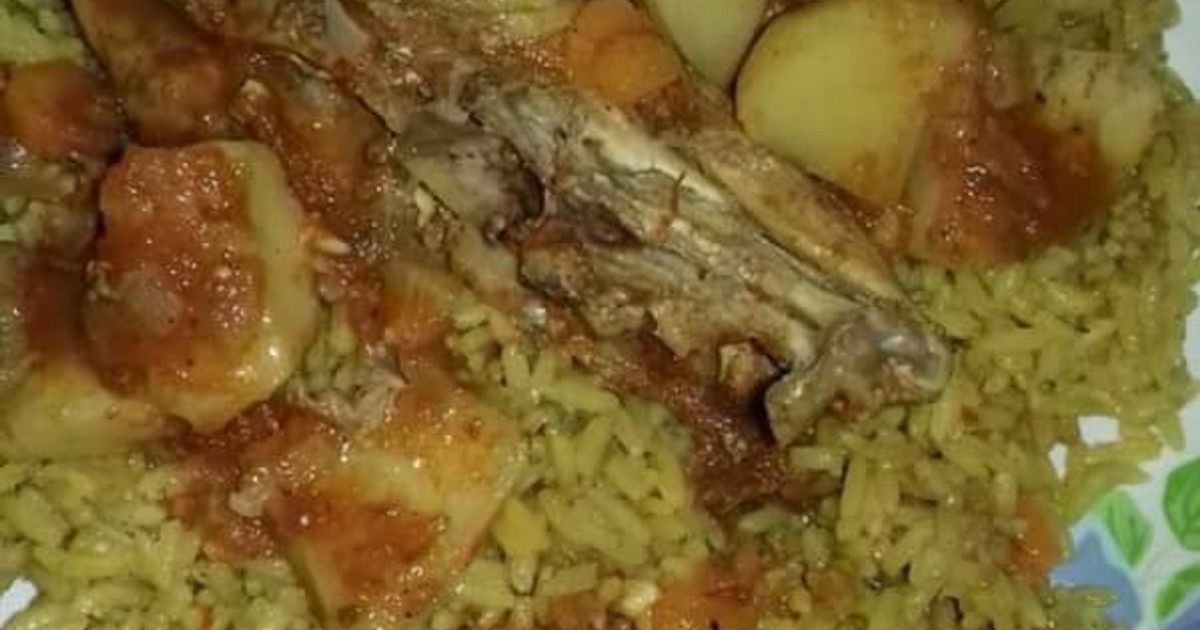 Jallop Rice With Aresh & Chicken Recipe by Maryam Ahmad - Cookpad