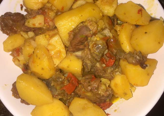 Farfesun naman Rago da dankali Recipe by Maryam Dalhat - Cookpad