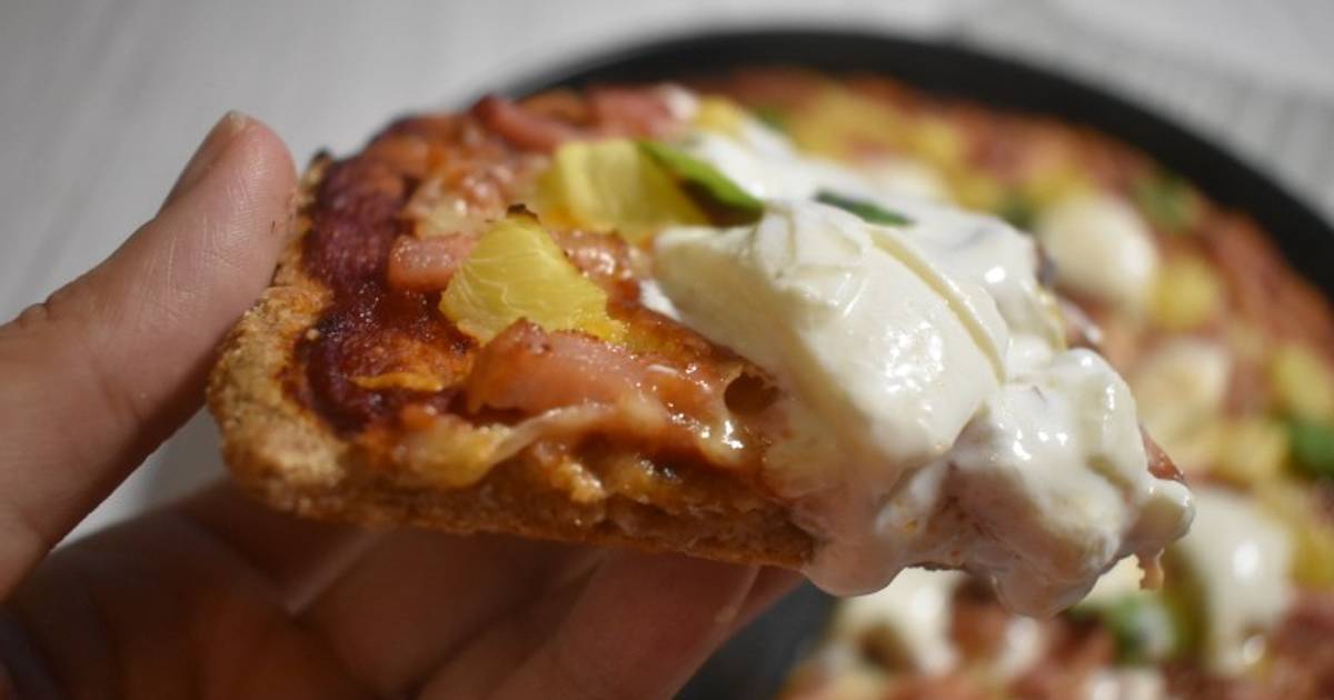 Pizza de piña - 166 recetas caseras- Cookpad