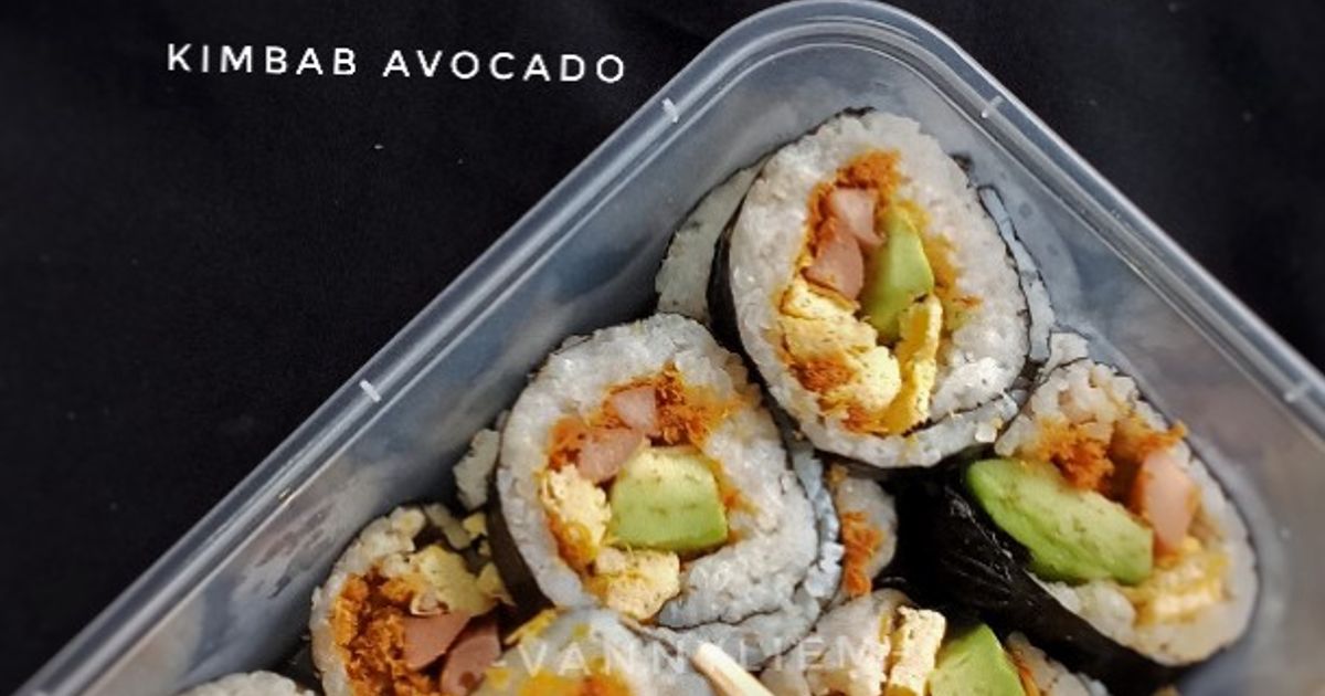 Resep Kimbab Avocado oleh VannyLiem - Cookpad