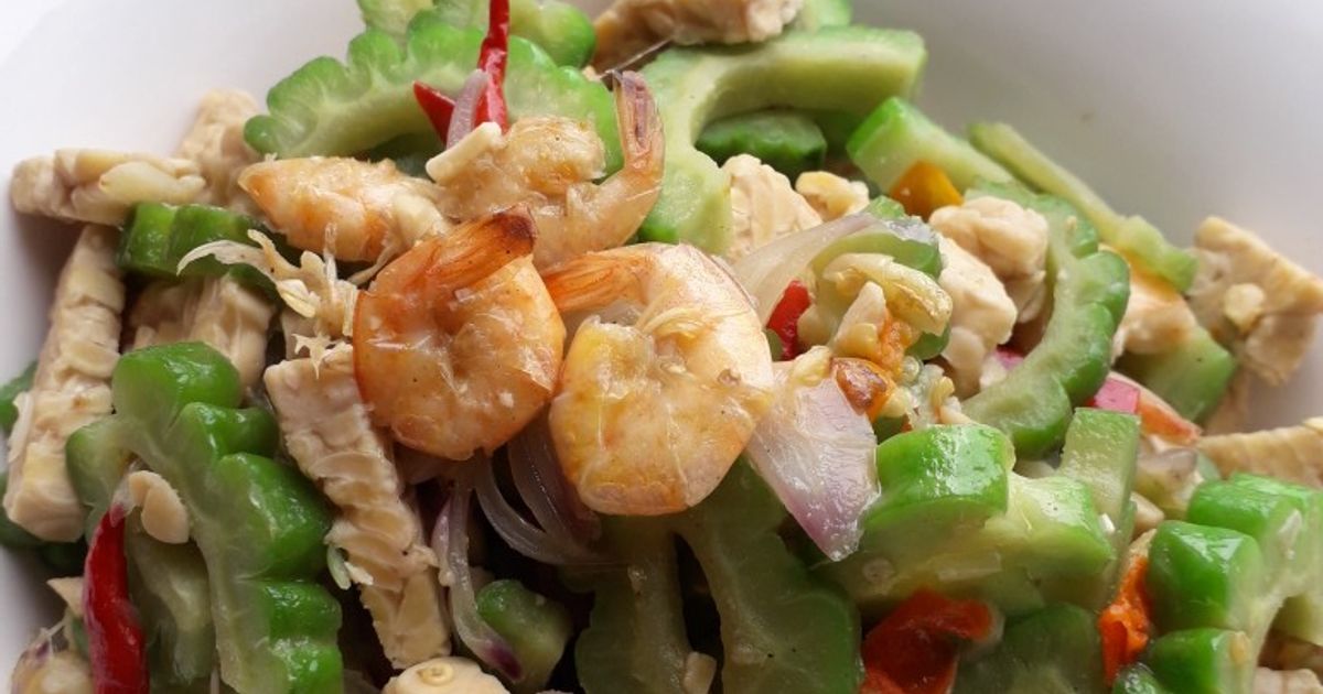 Resep Tumis Pare Tempe Udang oleh Dee - Cookpad