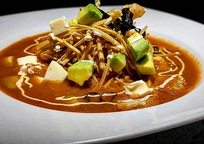 Sopa Azteca Receta de Cocinemos México- Cookpad