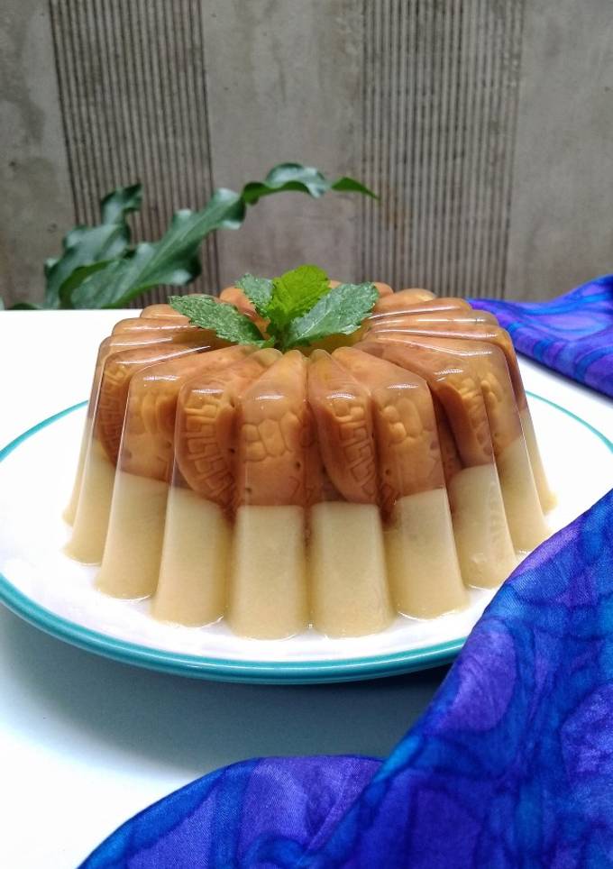Resep Puding Marie Regal 2 Layer oleh Ary Azies - Cookpad