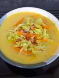 Resep lontong sayur labu siam santan ebi rumahan enak dan mudah - Cookpad