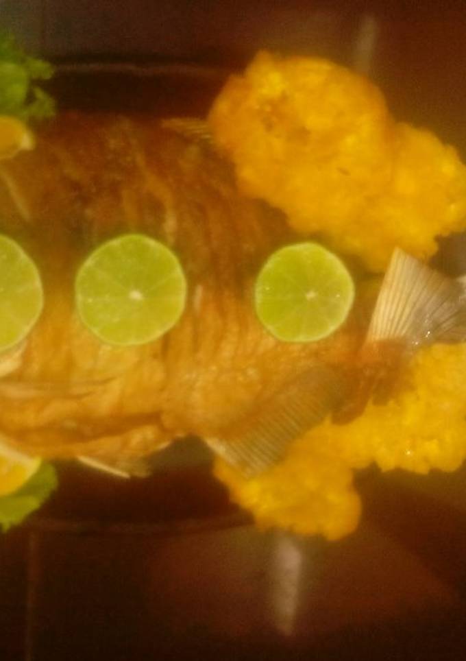 Cachama frita al ajo Receta de Al Toke de Zumo-Arauca- Cookpad