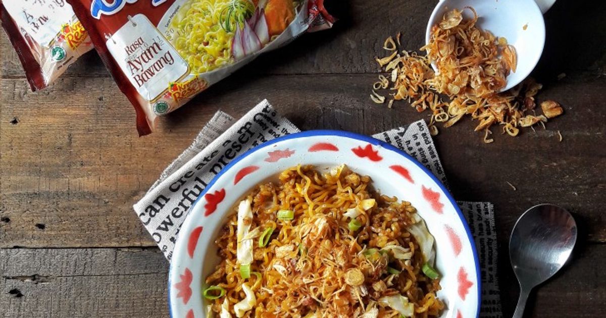 Resep menu sahur sederhana supermi rumahan enak dan mudah - Cookpad